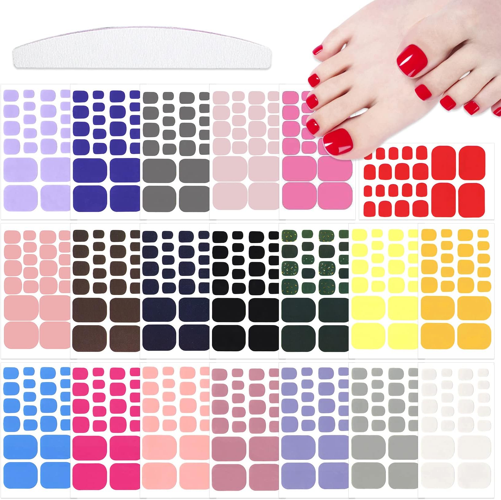 Amazon.com: 8PCS Glitter Nail Wraps Nail Polish Strips Gel Nail ...