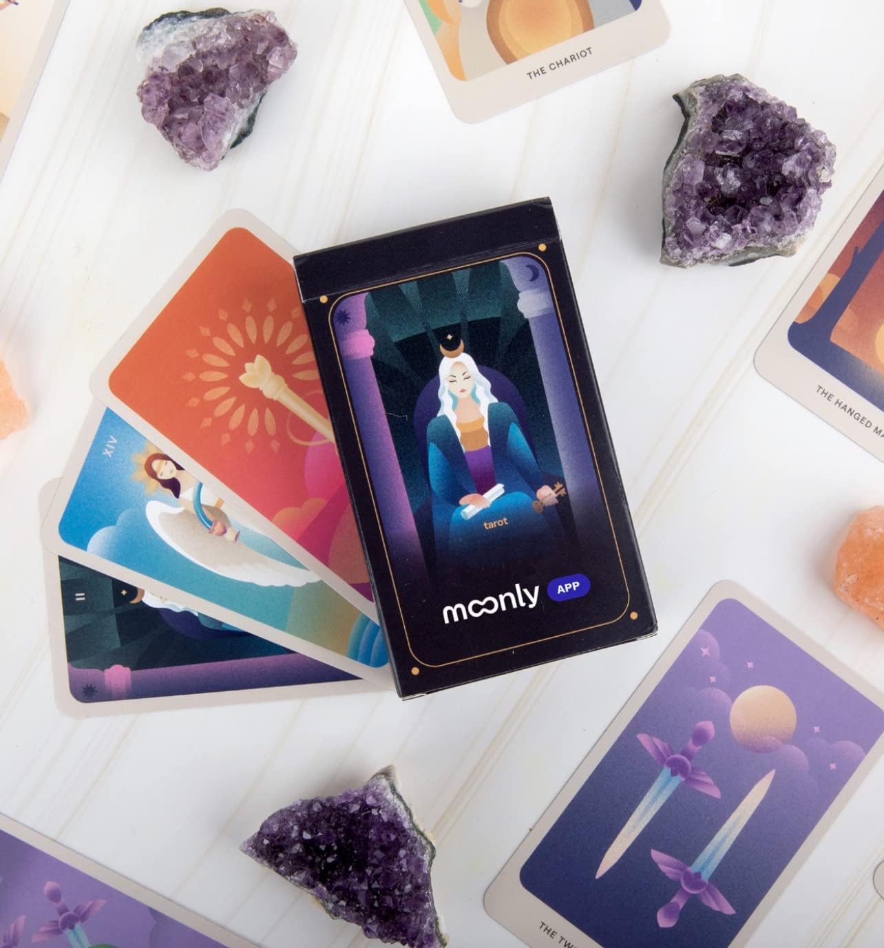 Moonly App Tarot Cards Deck Cosmic Vibrations – Tu guía para descubrir ...
