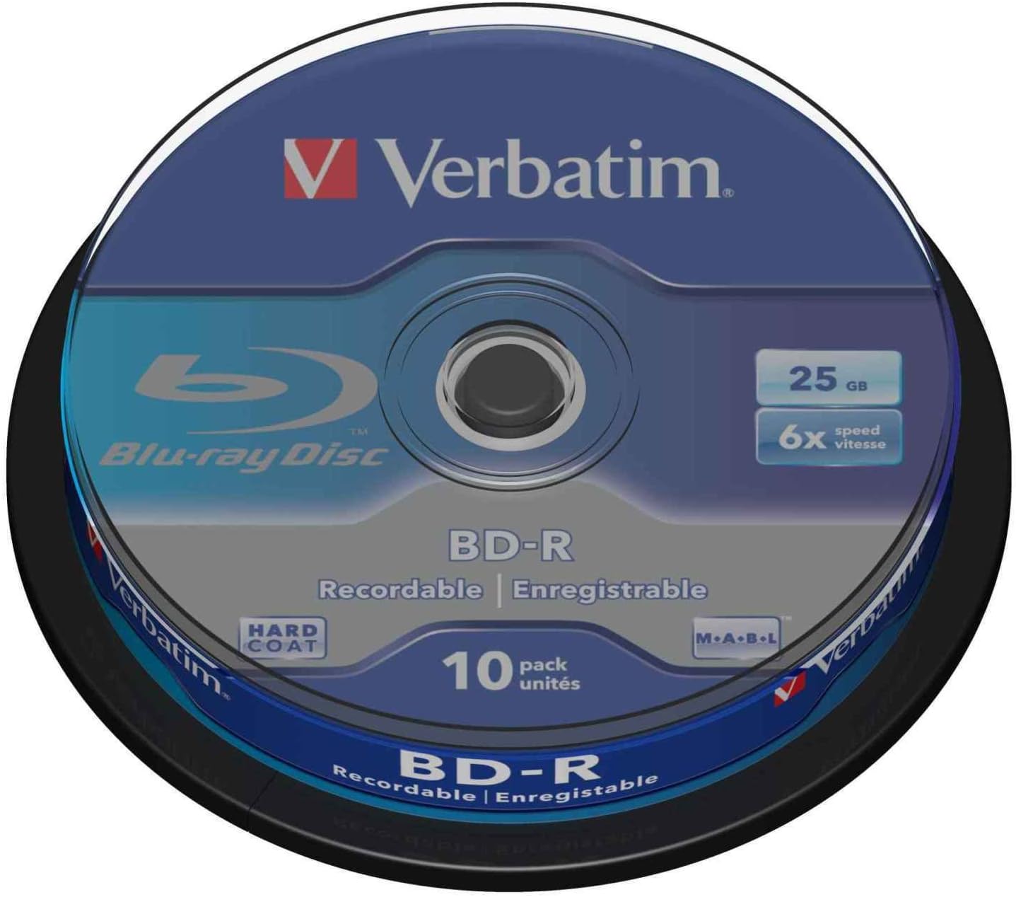 Verbatim BD-R Single Layer - Blu-ray Disc 25 GB, 6x Burning Speed ...