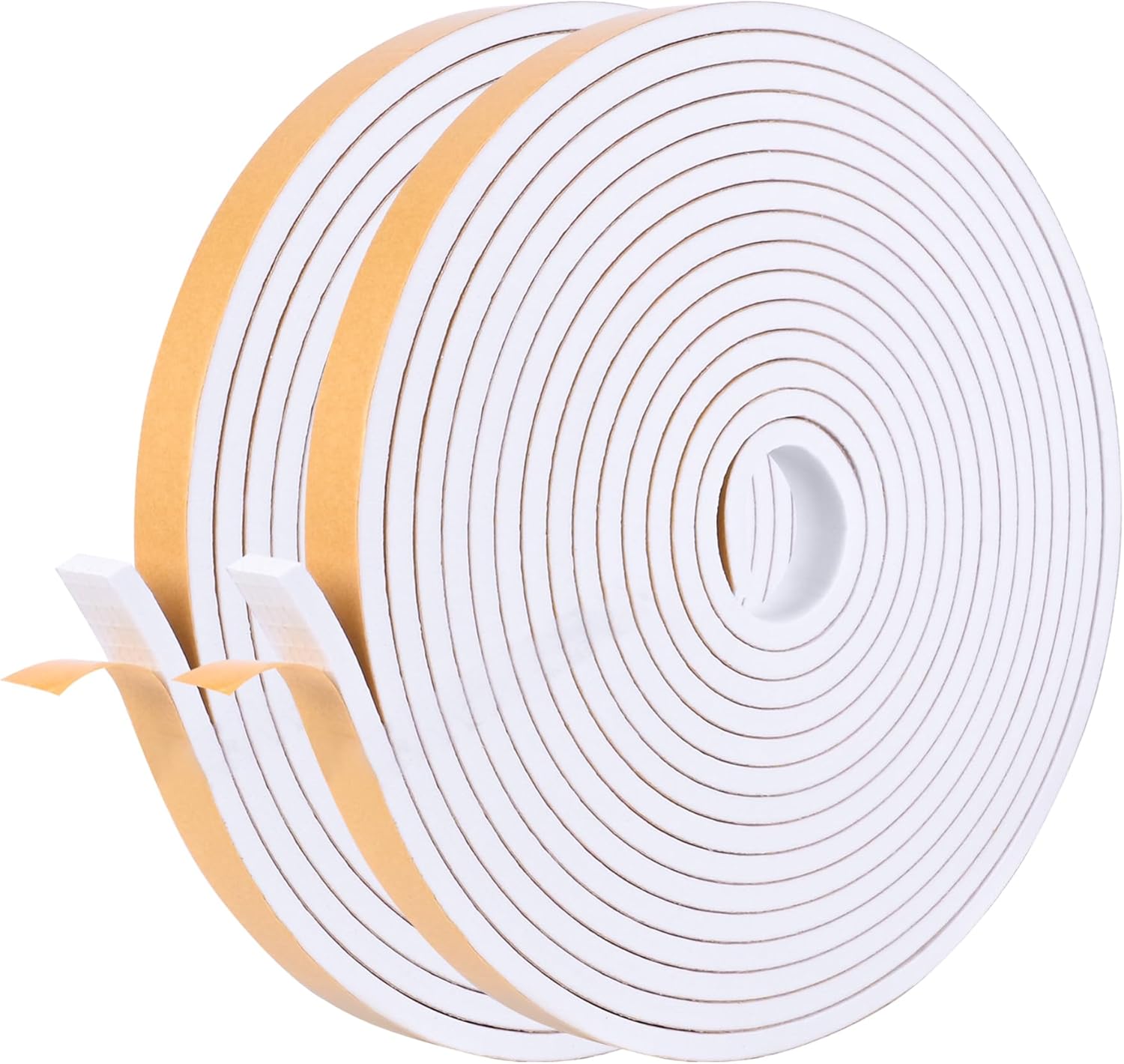Self Adhesive Foam Tape Weatherstrip 1/2in x 1/4in x 42Ft High Density ...