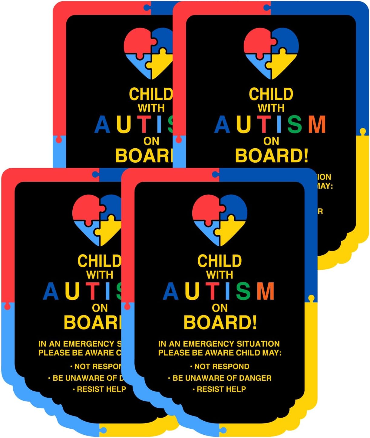 Amazon.com: Autistic Child Emergency Alert Magnet by Magnet America Is ...