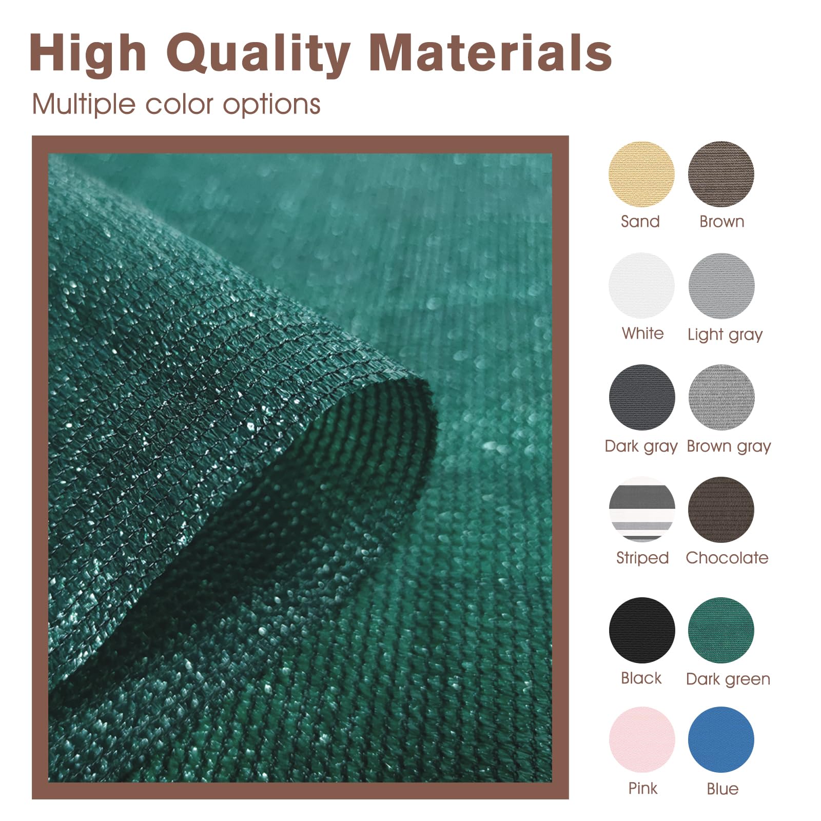 Snapklik.com : 3x10 Dark Green Balcony Privacy Screen Fence, Apartments ...