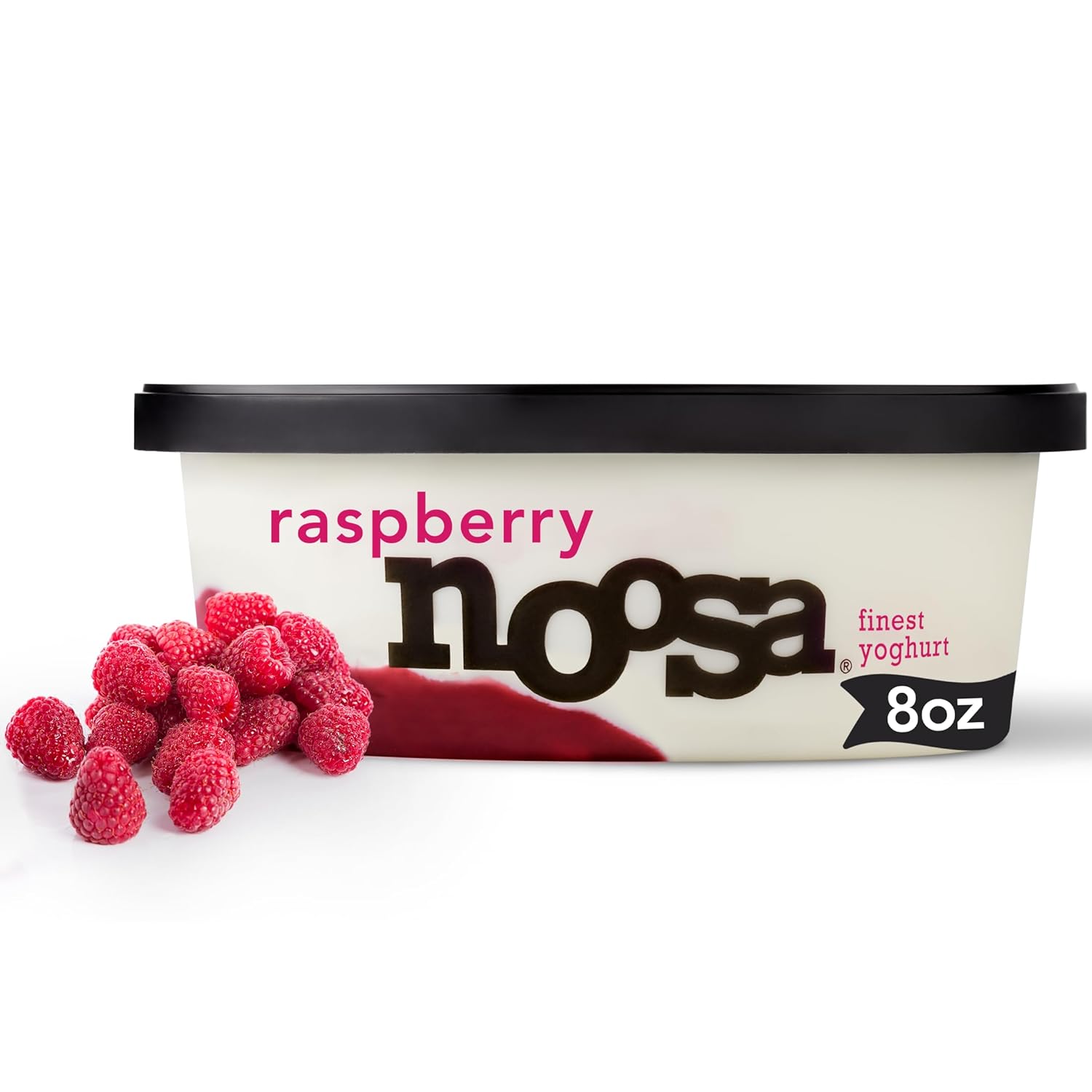 Amazon.com: noosa, Yoghurt Raspberry, 8oz, Probiotic, Whole Milk Yogurt ...