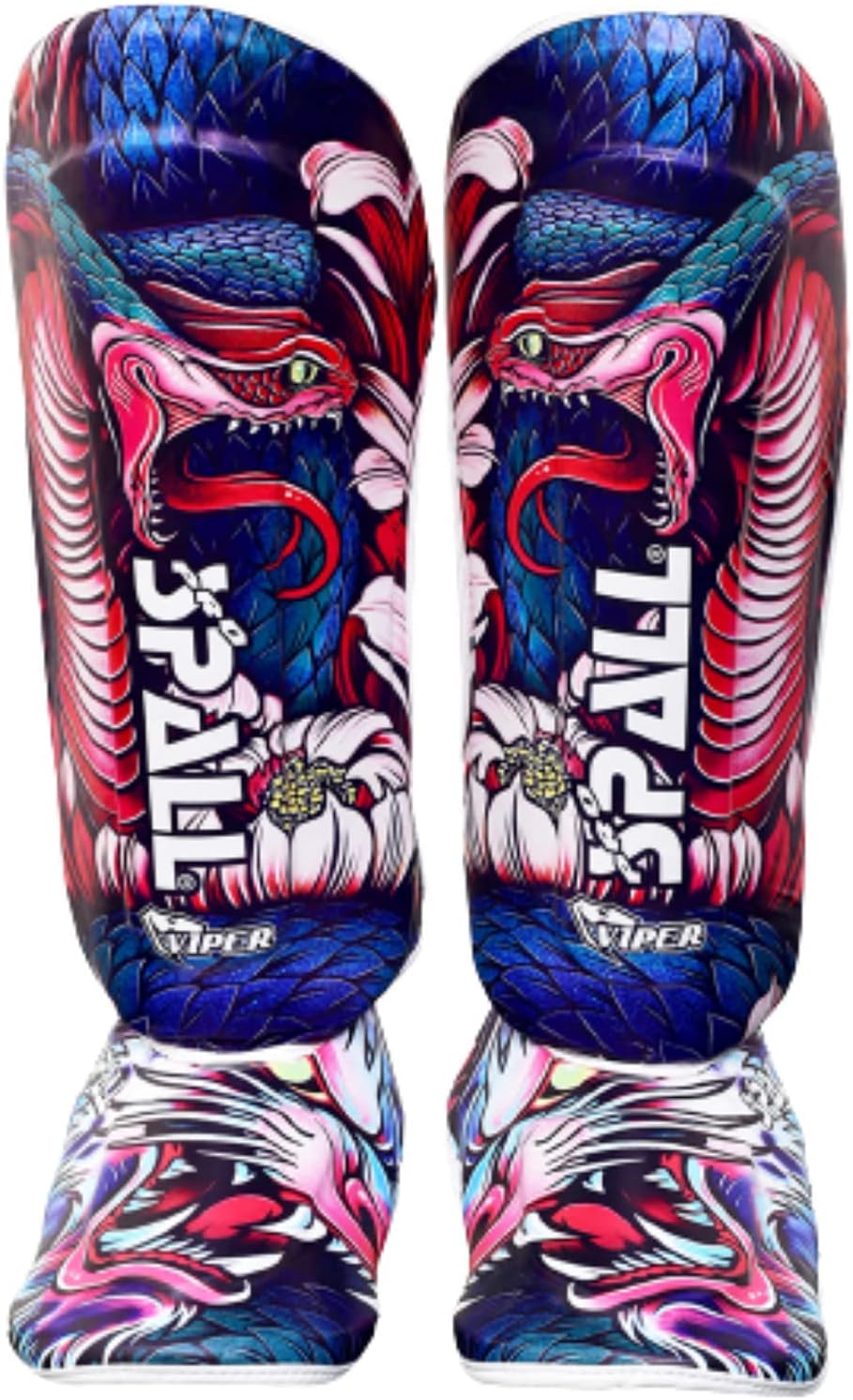 Amazon.com : Spall Pro US Shin Instep Guard - Martial Arts Leather ...