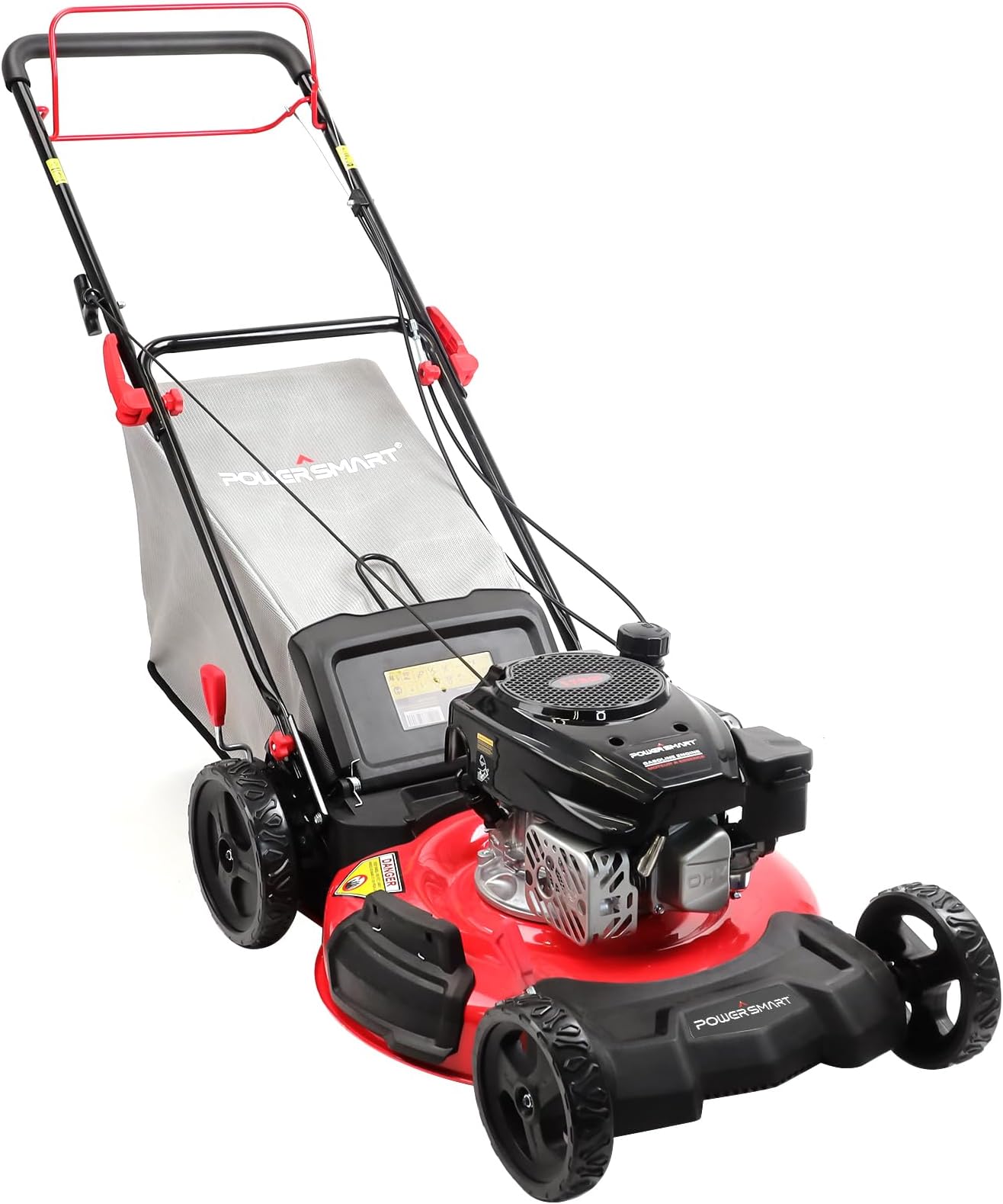 Amazon.com : PowerSmart Self Propelled Gas Lawn Mower, 21 in. 170cc OHV ...