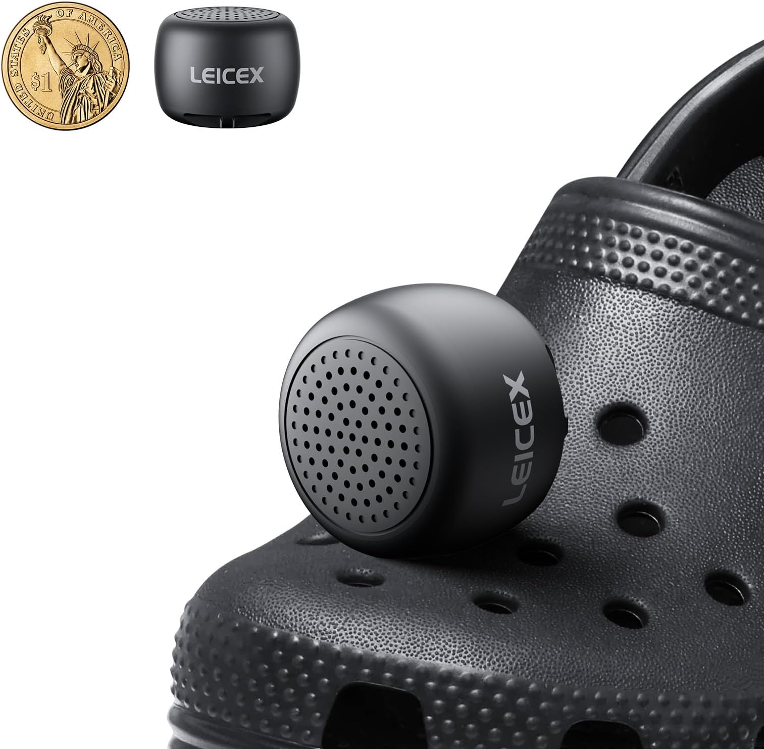 Amazon.com: LEICEX Mini Speakers, Tiny Speaker Shoes Charm for ...