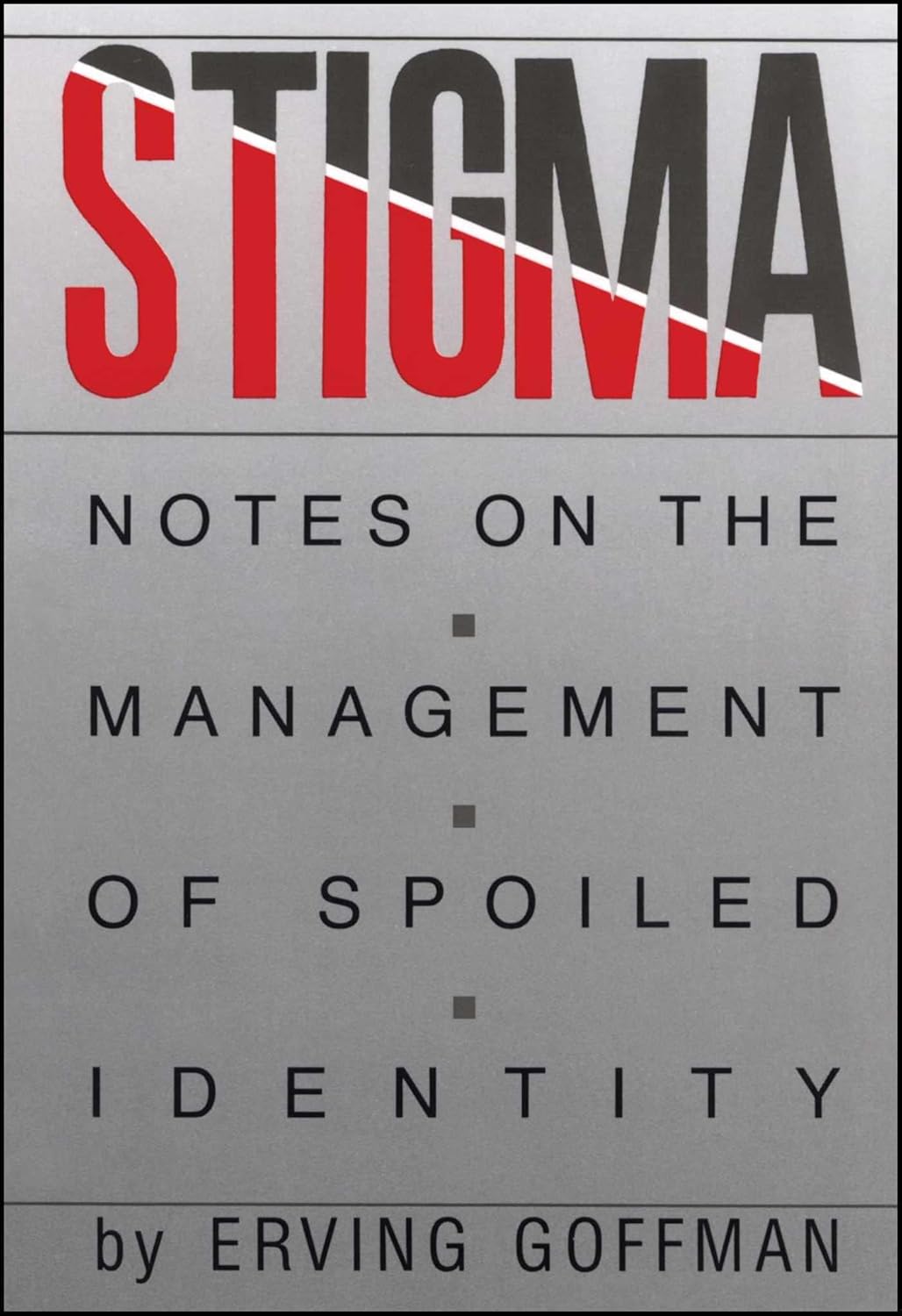 Stigma: Notes on the Management of Spoiled Identity | Amazon.com.br