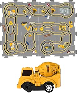 Amazon.co.jp: Leefasy Puzzle Tracks Jigsaw Set Track Building Blocks ...