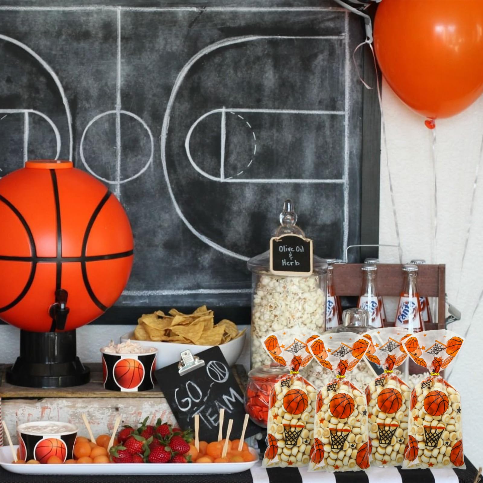 Basketball Theme Candy Bags Basketball Party Favor Tags Printable