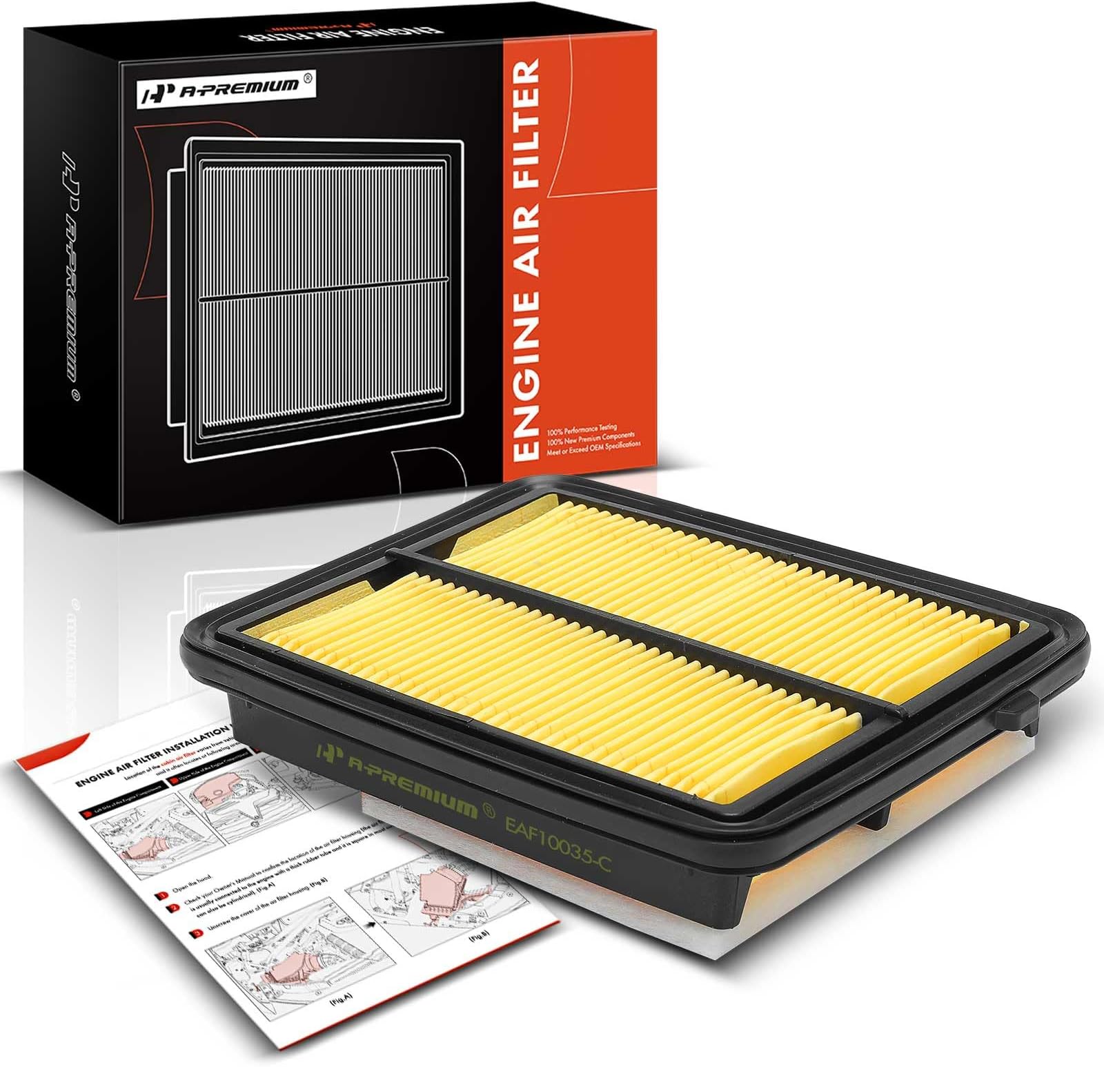Amazon.com: A-Premium Engine Air Filter Compatible with Nissan NV2500 ...
