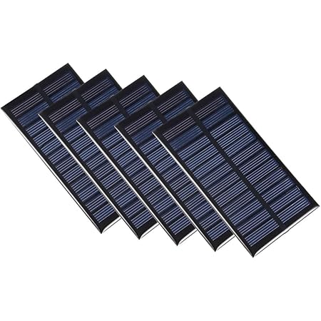 Amazon.com : NUZAMAS Set of 4 Pieces 6V 100mA 90X60mm Micro Mini Solar ...