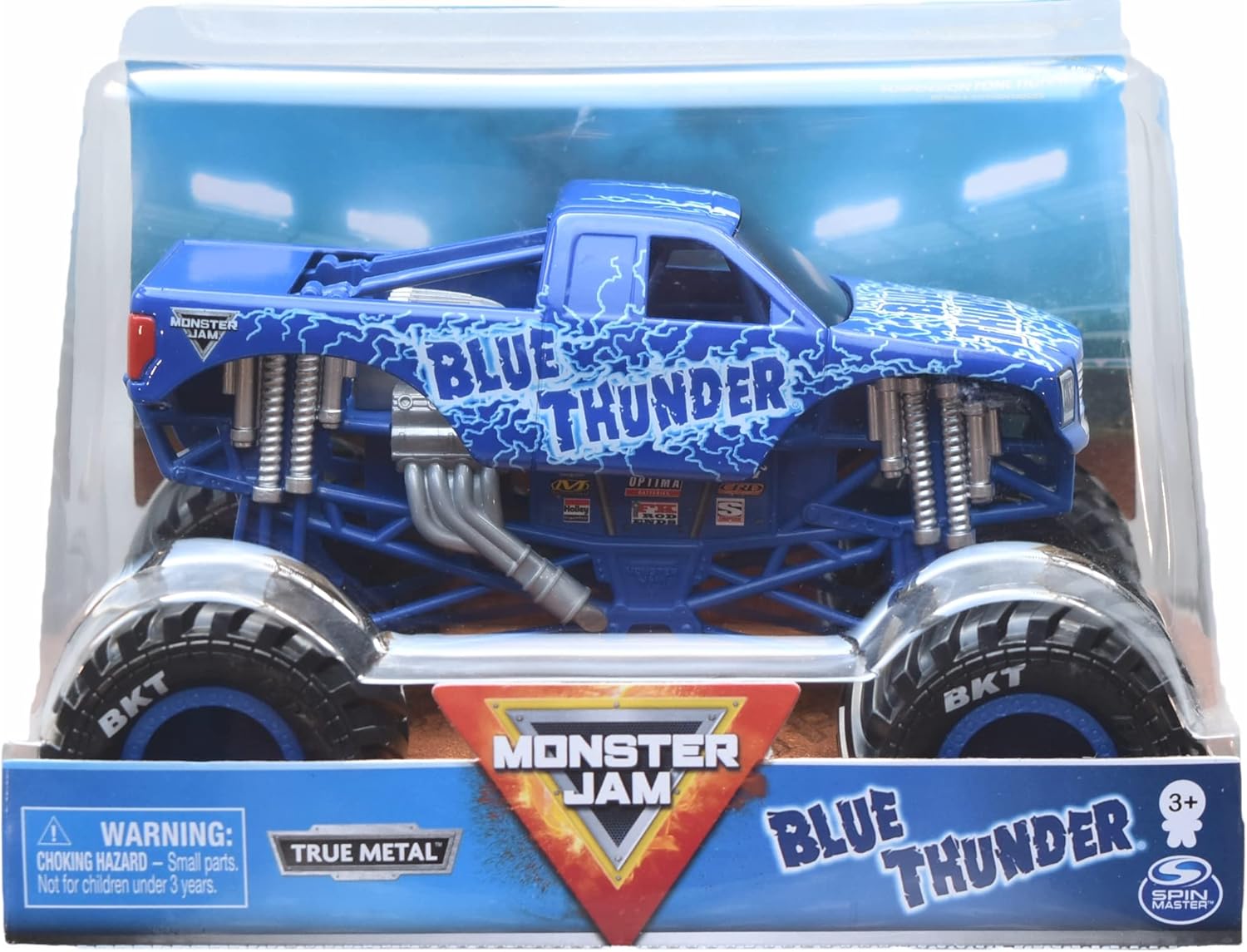 Amazon.com: Hot Wheels Monster-Jam Blue Thunder - 1:24 Scale : Toys & Games