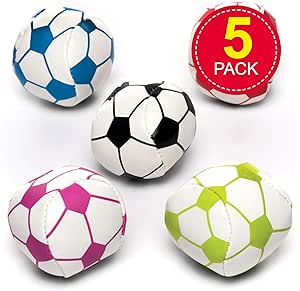 Amazon.co.jp: Mini Soft Footballs for Kids - Fun Party Bag Filler Loot ...