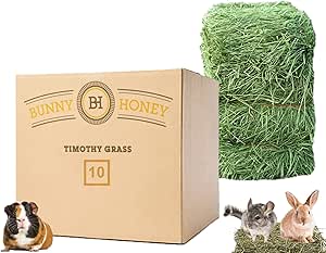Amazon.com : Bunny Honey Timothy Hay 10lb for Pets - Premium Quality ...