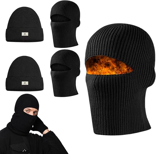 Pddenality 2 Pcs Balaclava Ski Mask，Balaclavas for Men Ski Masks for ...
