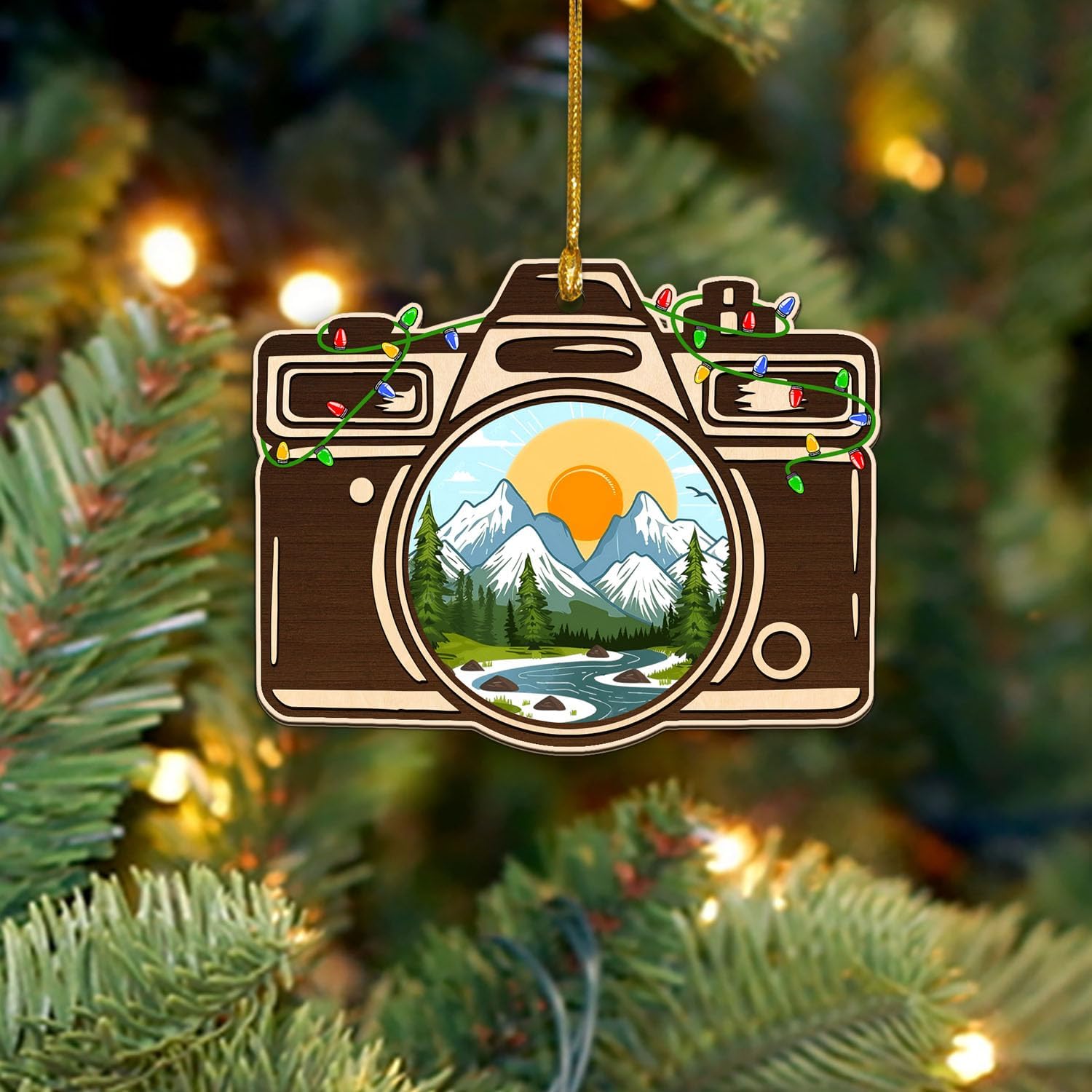 Amazon.com: Camera Christmas Ornament, Photography Ornaments for ...