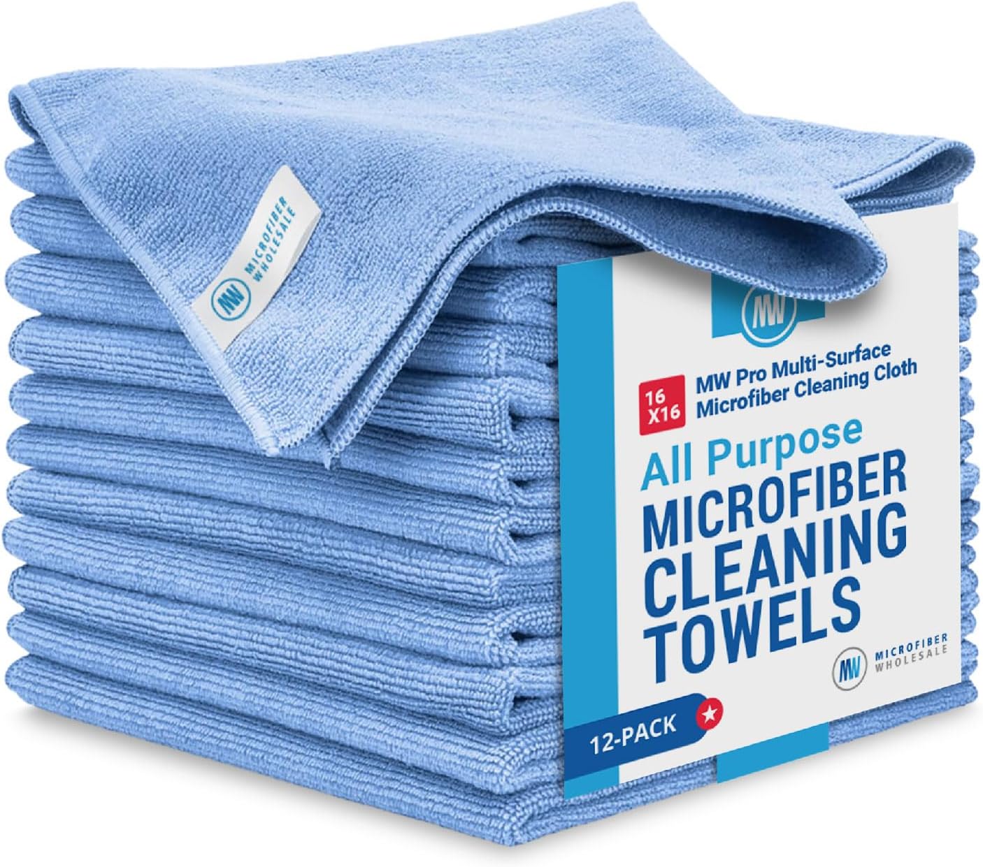 Amazon.com: MW Pro Multi-Surface Microfiber Towel – 12 Pack | Premium ...