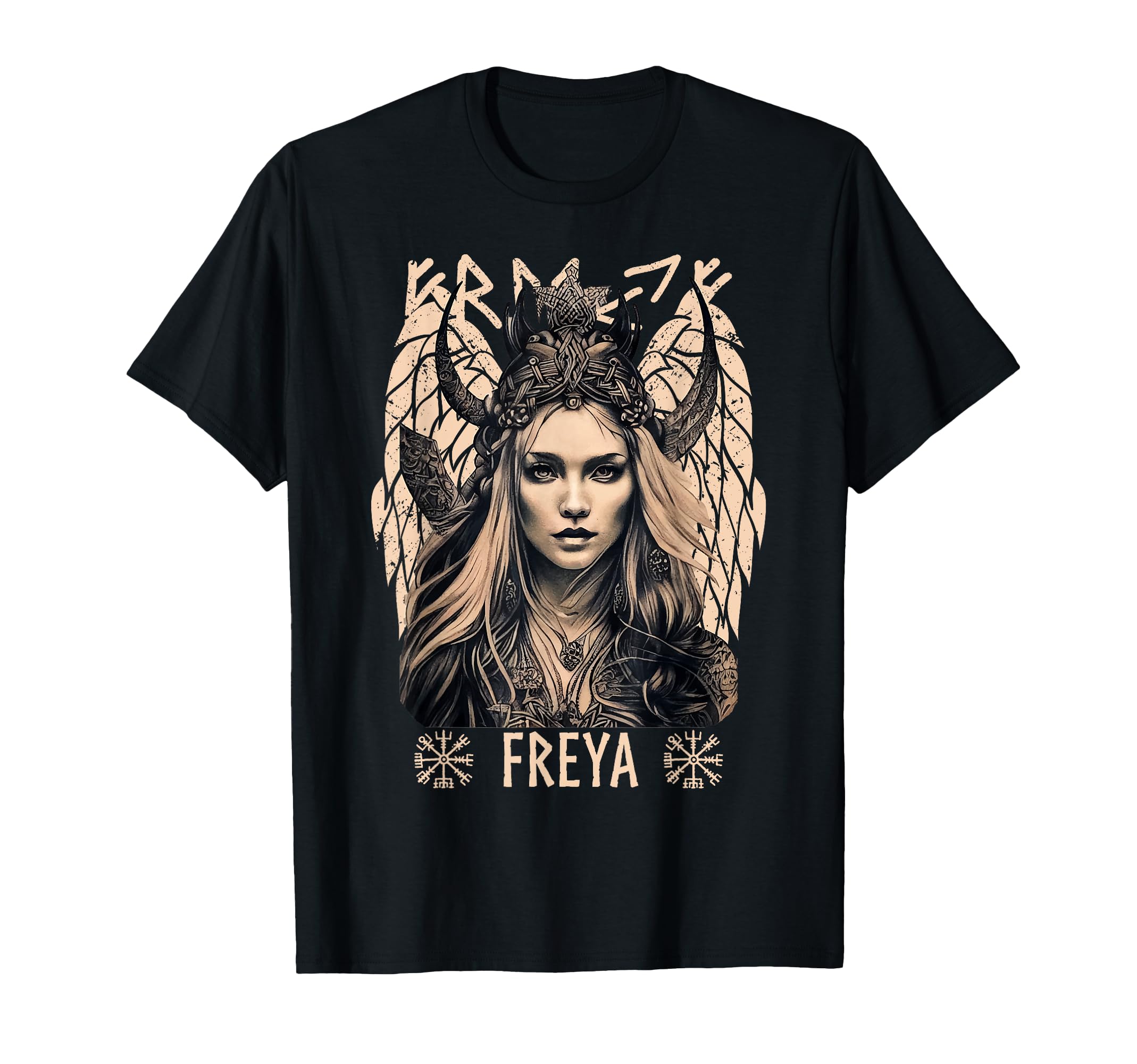 Amazon.com: Viking Goddess Freya Shieldmaiden Celtic Mythology T-Shirt ...