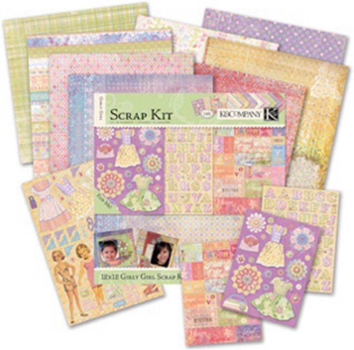 Amazon.com: 12x12 Girly Girl Scrap Kit