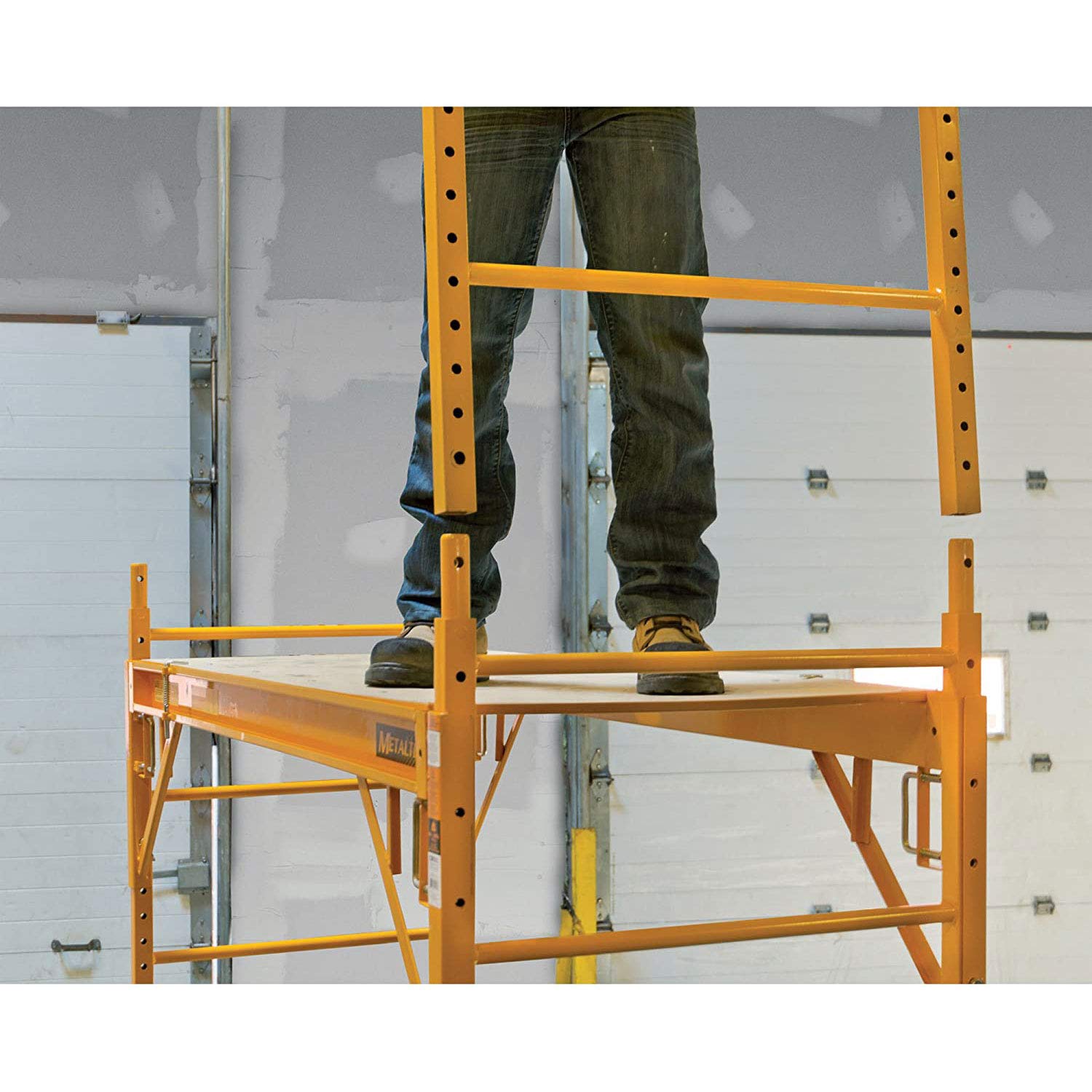 MetalTech 6 Foot High Portable Adjustable Platform Jobsite Series Baker ...
