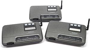 Amazon.com : Home Intercom Digital FM Wireless 3-Channel System 3 ...