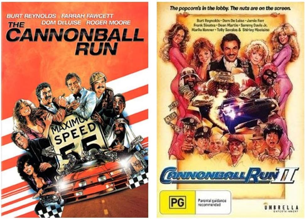 Cannonball Run: Movies 1 & 2 Complete DVD Collection: Amazon.ca: Movies ...