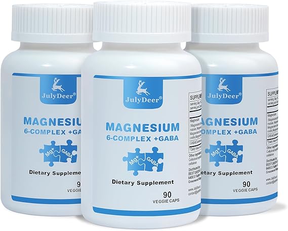 Amazon.com: 3 Bottles Sixfold Magnesium Complex | 350mg of Magnesium ...