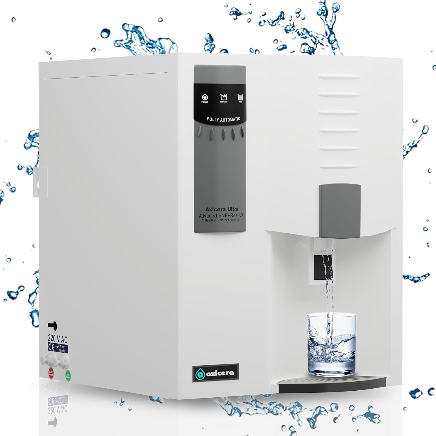 AXICERA Water Purifier Ultra + 60 Nanofiltration (NF + UV Technology ...
