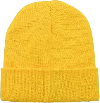 Amazon.com: American Trends Beanie Hats for Men Women Cuffed Knitted ...