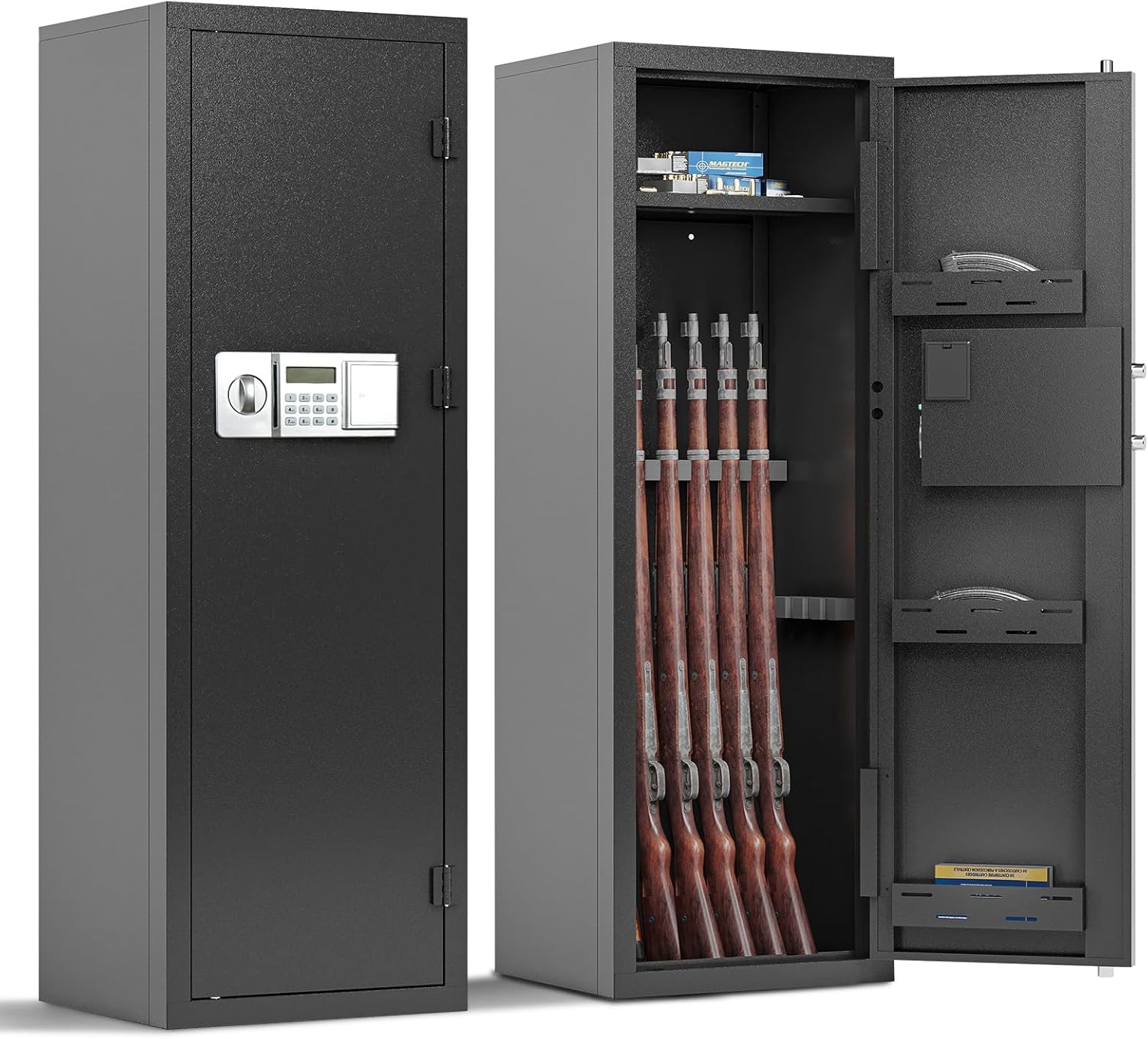 Amazon.com: 8-14 Large Gun Safe for Rifles and Pistols, Large Rifle ...