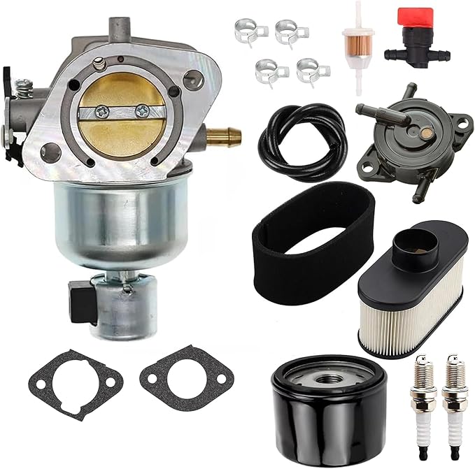 Amazon.com : X500 X530 X534 Carburetor for John Deere Air Filter Oil ...