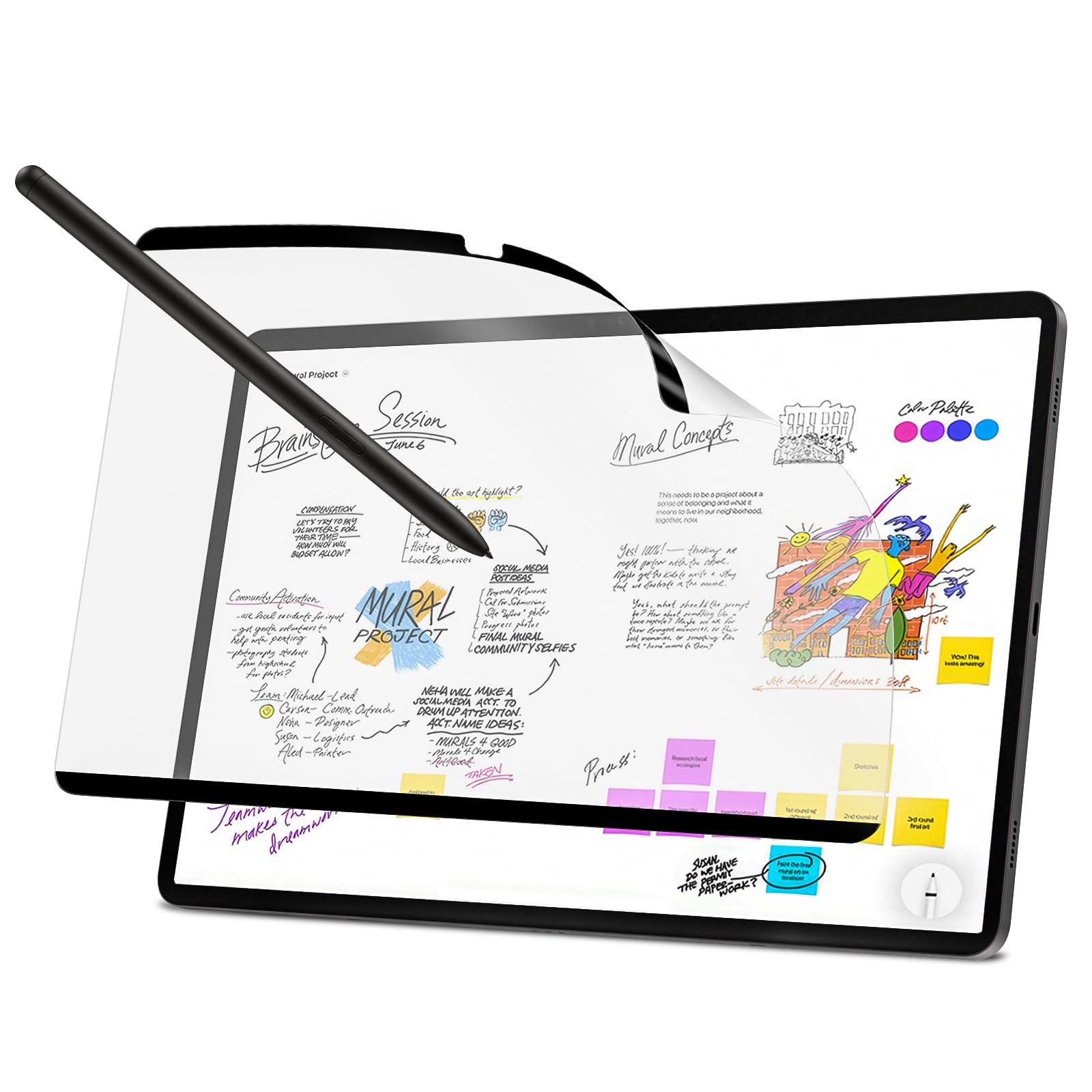 Amazon.com: MoKo Magnetic Paper Screen Protector for Samsung Galaxy Tab ...