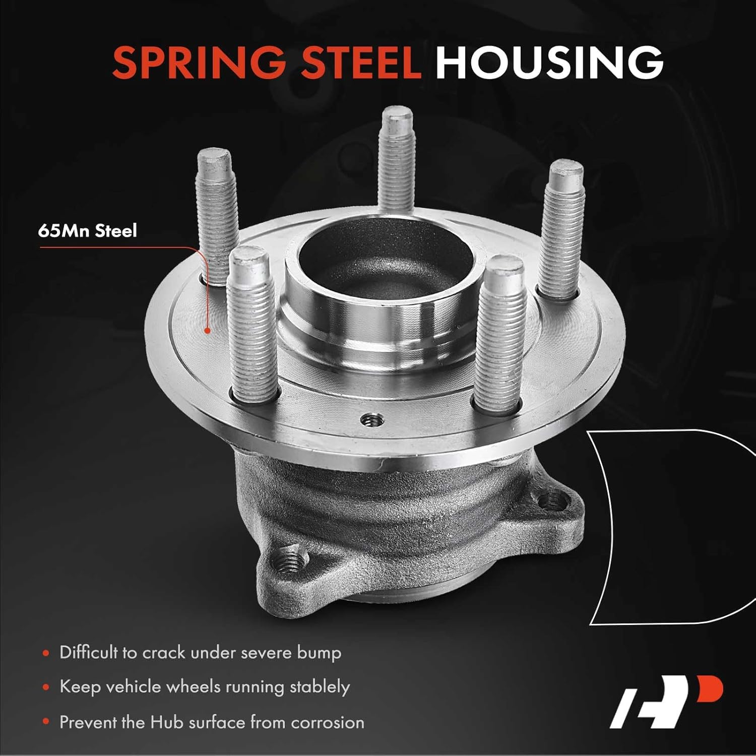 A-Premium 2 rodamientos de rueda trasera y conjunto de cubo compatible ...