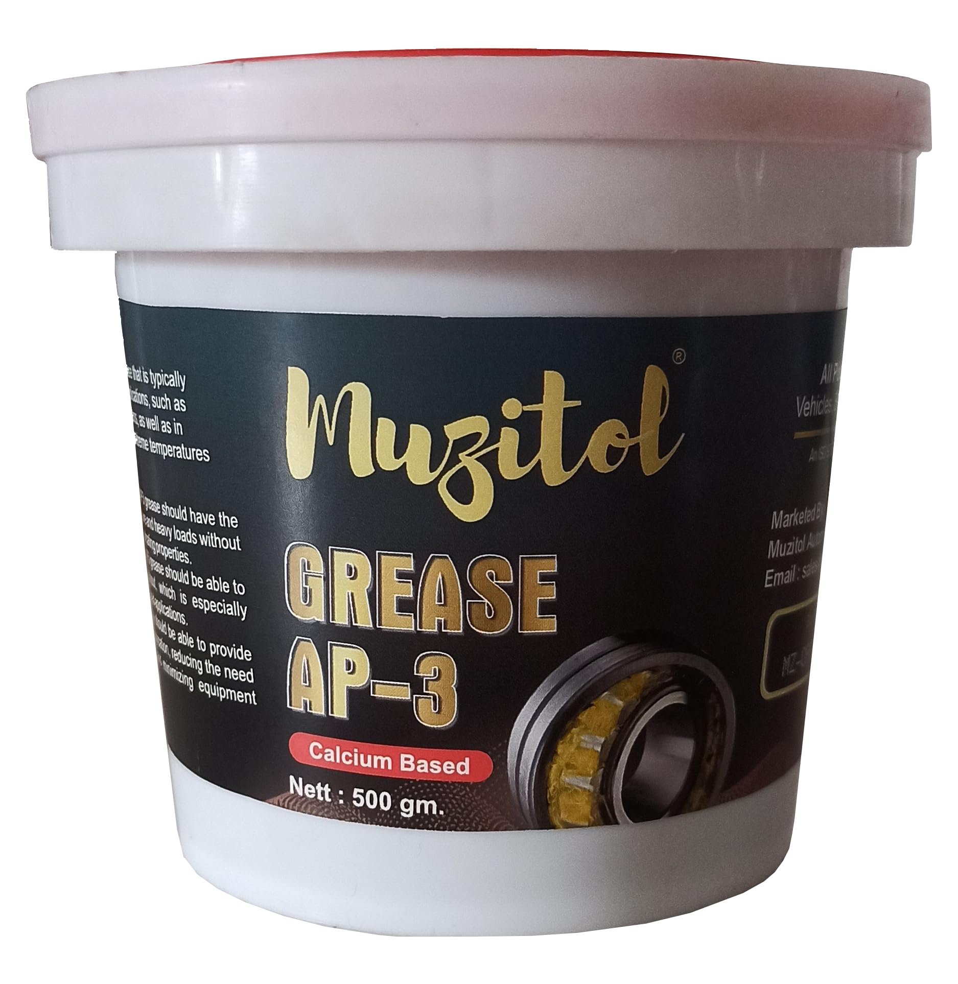 Muzitol AP3 Calcium Multipurpose Grease | Long Lasting for Car, Bus ...