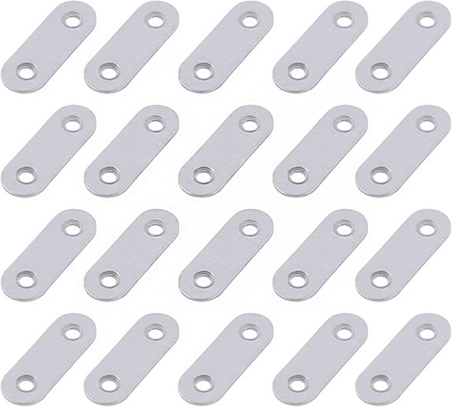 20 Pcs Stainless Steel Flat Corner Brace Plates Metal Joining Plates ...