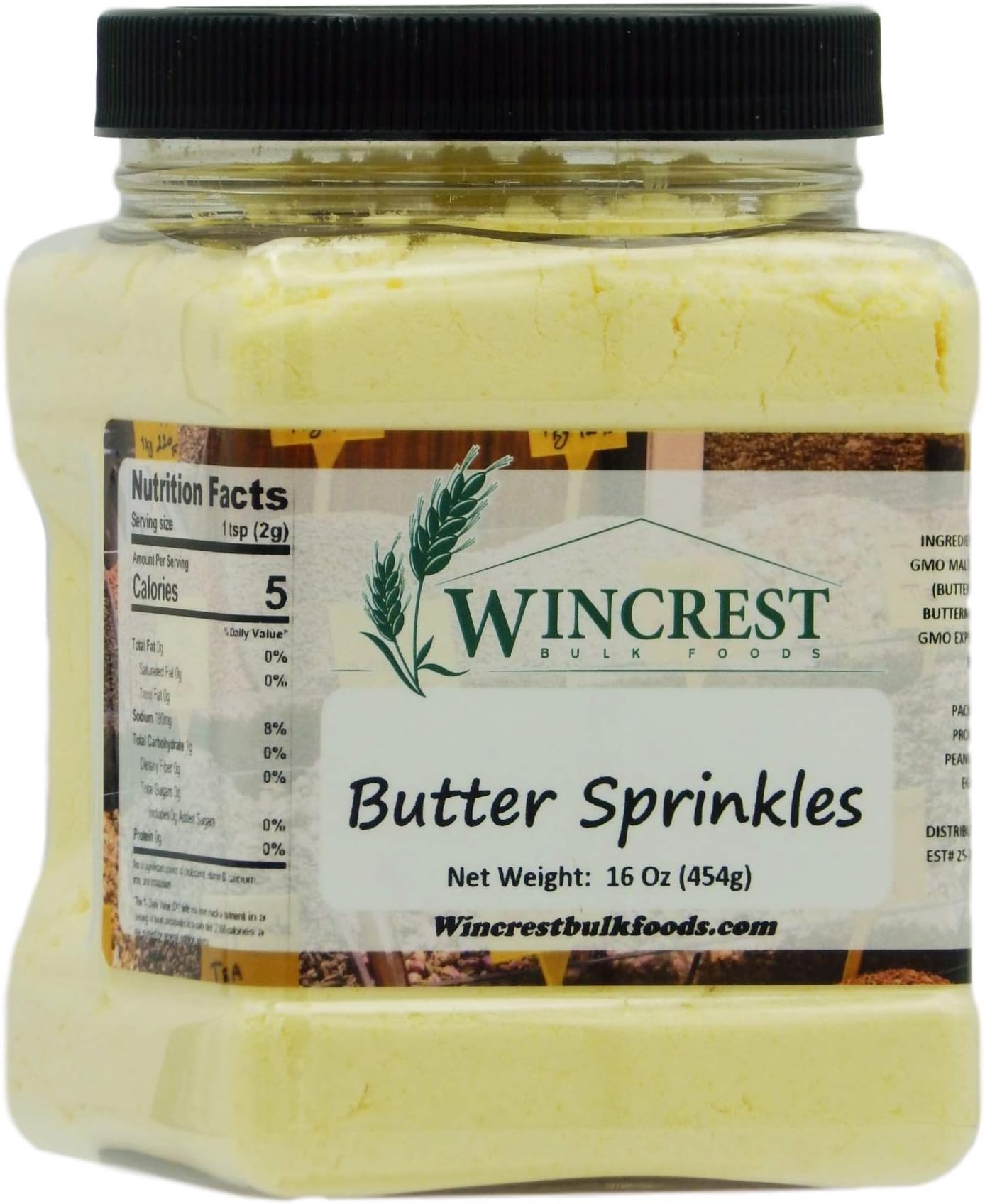 Amazon.com: Molly McButter Fat Free Sprinkles, 2 Ounce (Pack of 12 ...