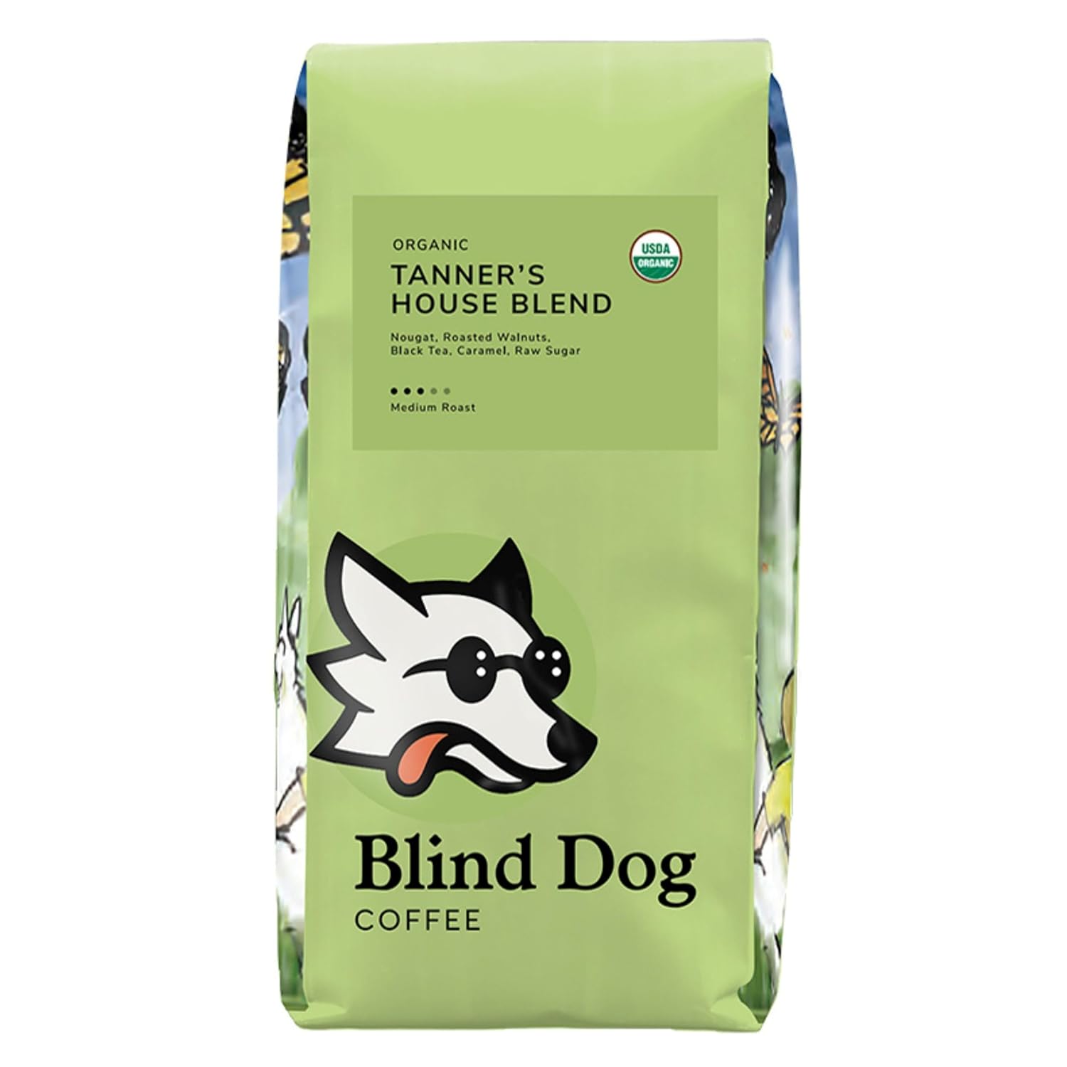 Amazon.com : Blind Dog Coffee Tanners House Blend 2 lb Whole Bean ...