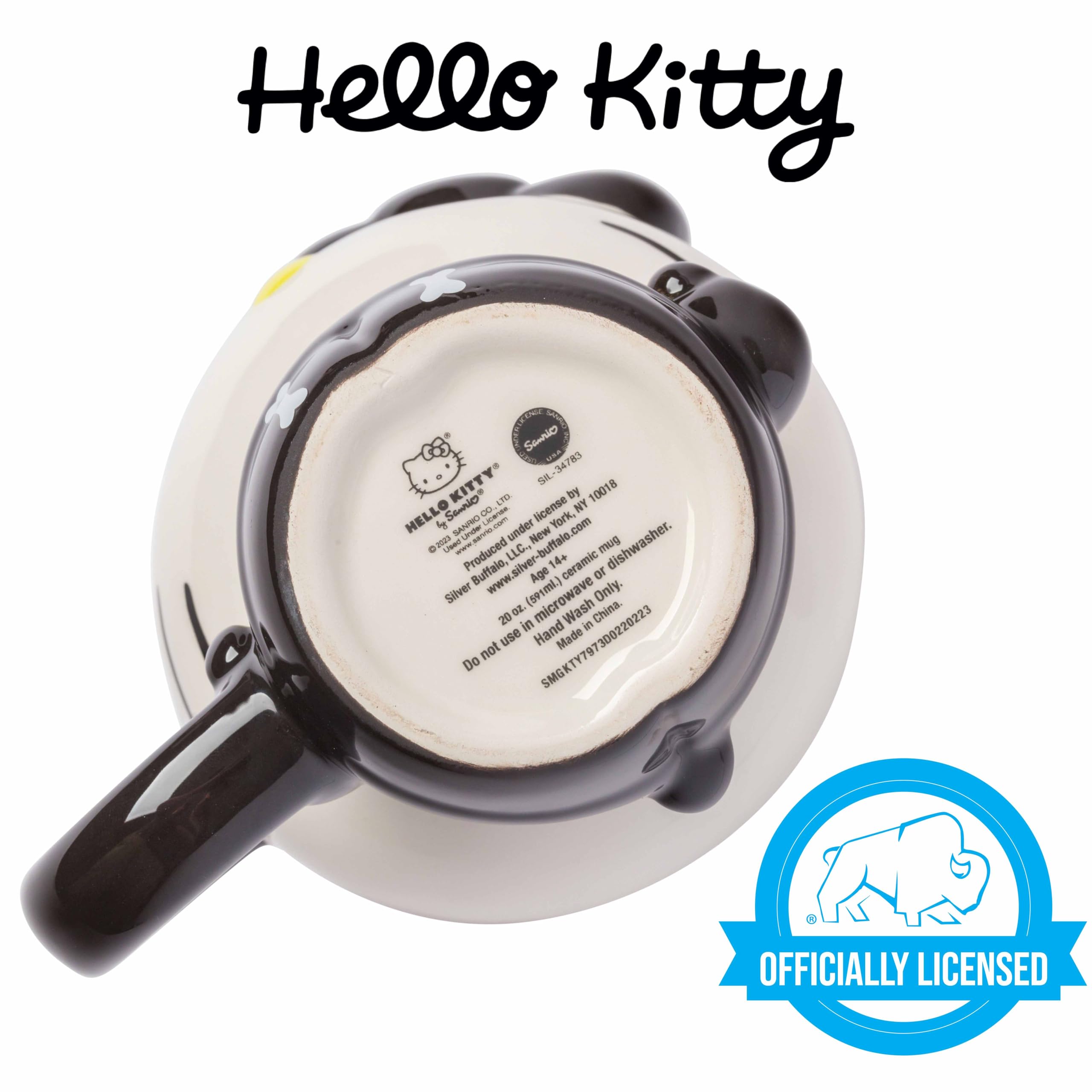 Snapklik.com : Silver Buffalo Sanrio Hello Kitty Halloween Skeleton ...