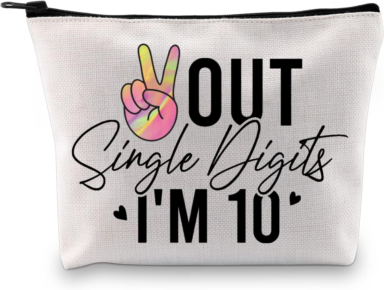 Amazon.com: GJTIM Tenth Birthday Gift Double Digit Birthday Gift Peace ...