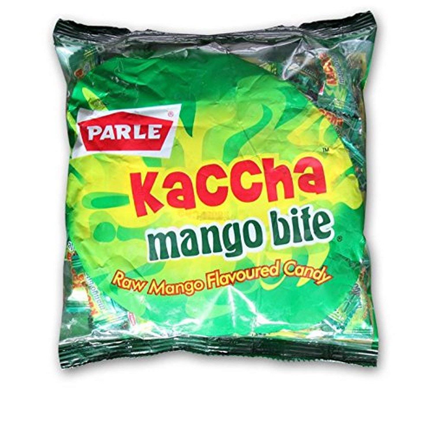 Mango Byte Parle Bigger Kaccha Mango Bite Candy 217.8 gm Pouch : Amazon ...