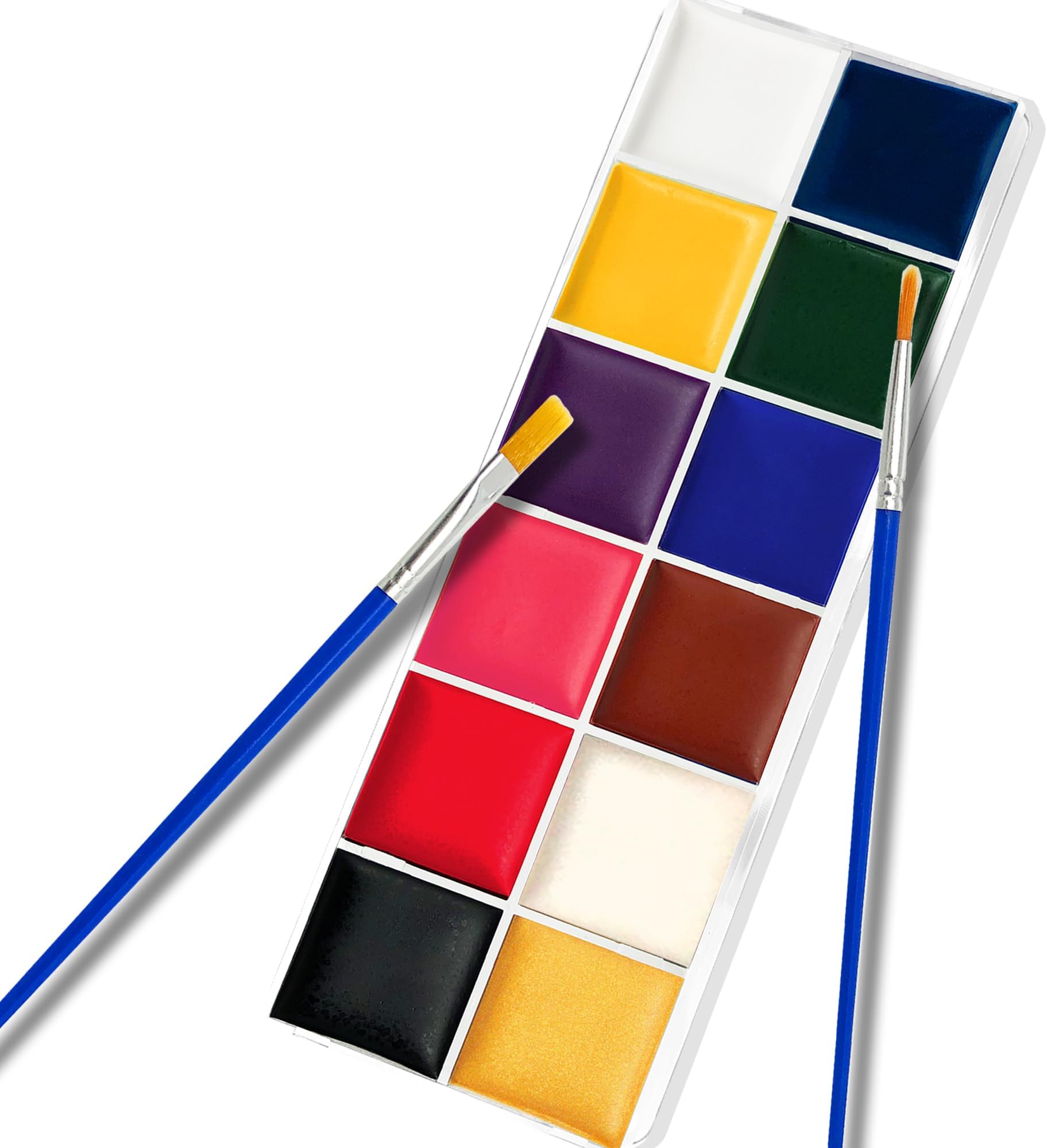 Amazon.com : 20 Colors Body Face Paint Cosplay Makeup Palette Kit ...