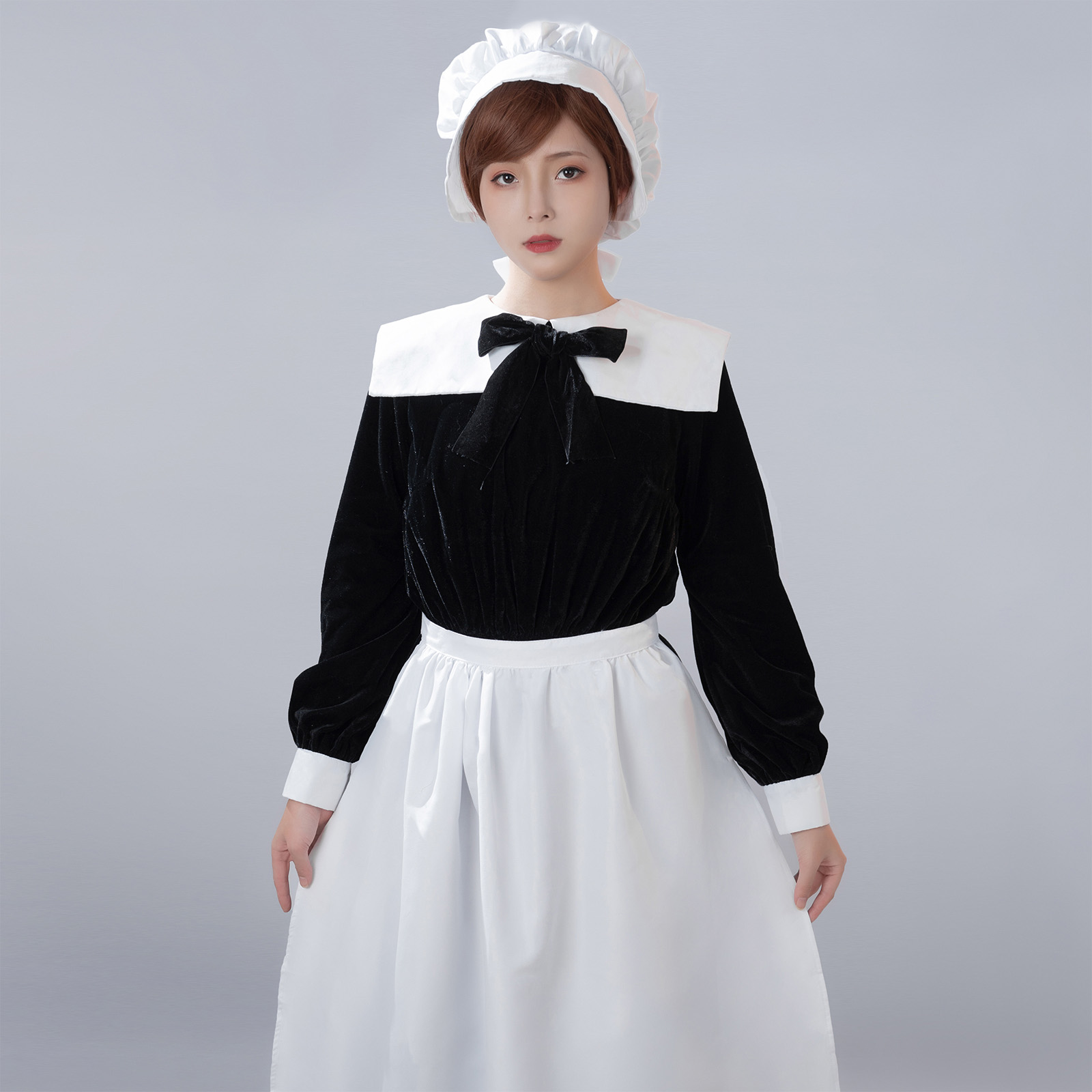 Watch Women Pilgrim Costume Adult Pioneer Colonial Dress on Amazon Live