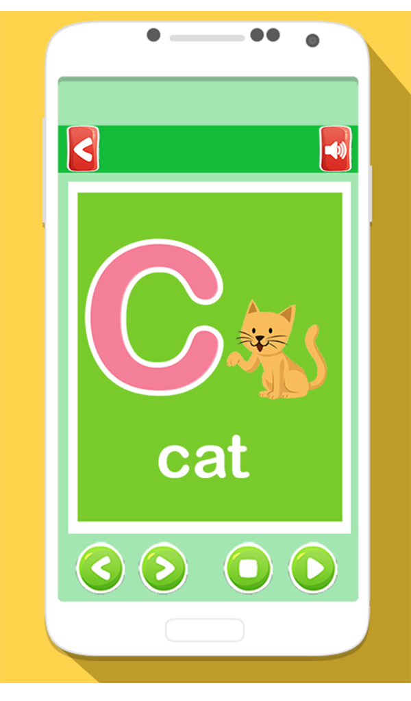 Alphabet family Flashcards ABC - App on Amazon Appstore
