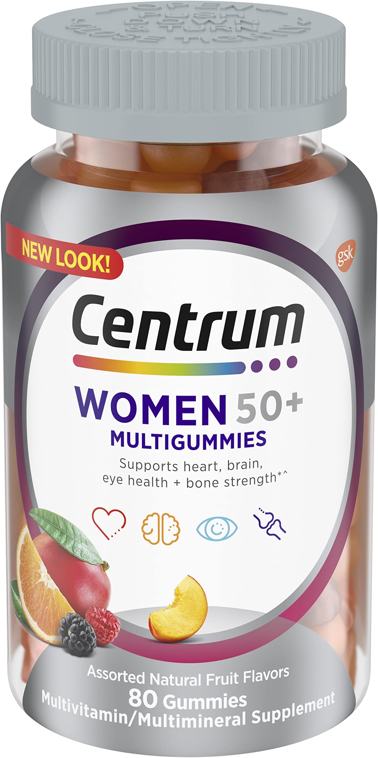 Amazon.com: Centrum MultiGummies Gummy for Women 50 Plus, with Vitamin ...