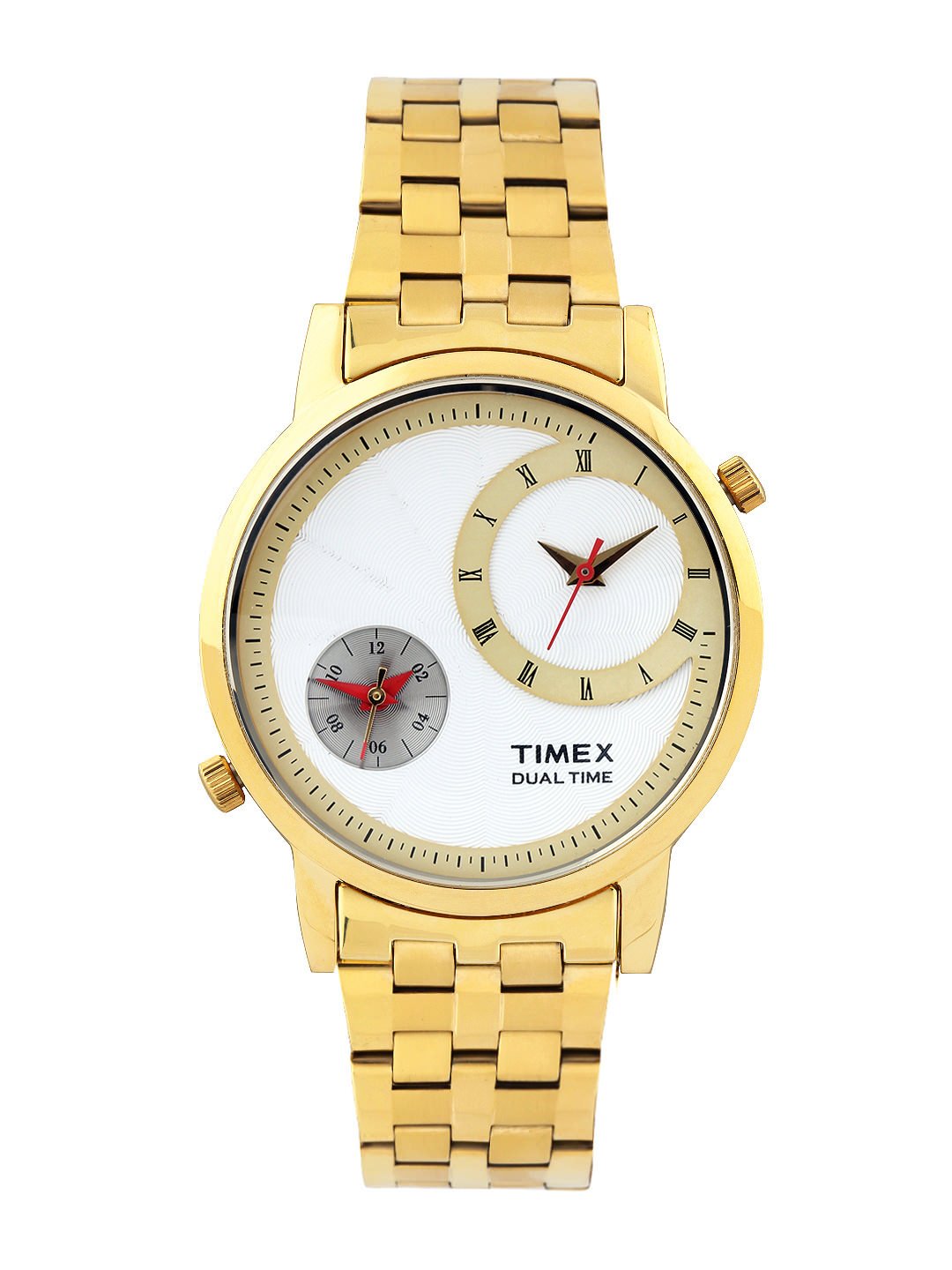 TIMEX Empera Dual Time Chronograph Silver Dial Men's Watch ...