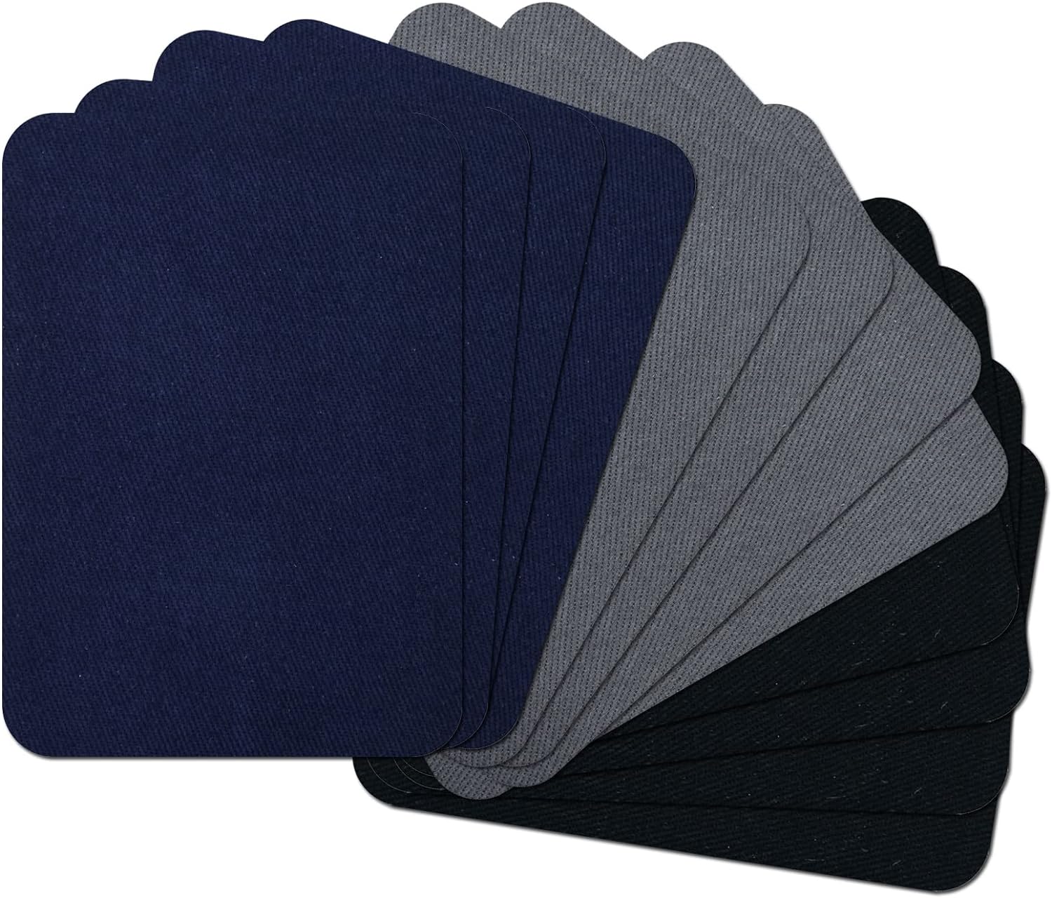 Amazon.com: Guokuai 12PCS Premium Quality Fabric Repair Patches Iron-on ...