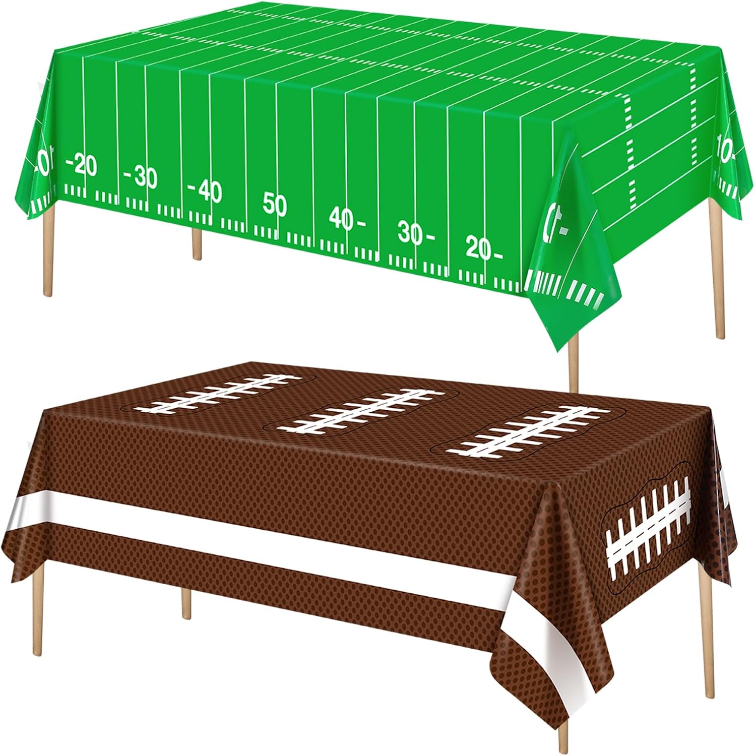 Amazon.com: Esjay Football Tablecloth Party Decorations, Table Covers ...
