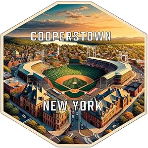 Amazon.com - Cooperstown New York Travel Destination Souvenir Vinyl ...
