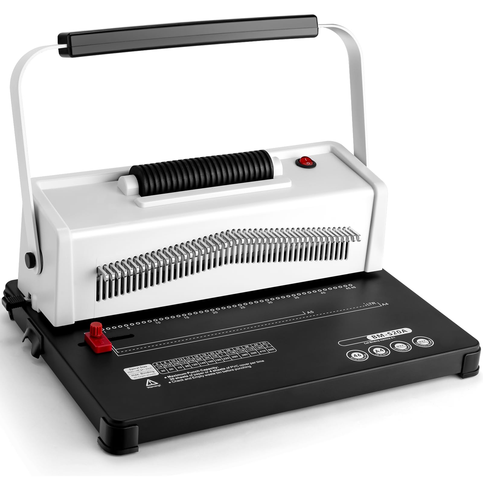 Engargoladora 46 Orificios, 120 Hojas A4 46 Orificios Circulares ...