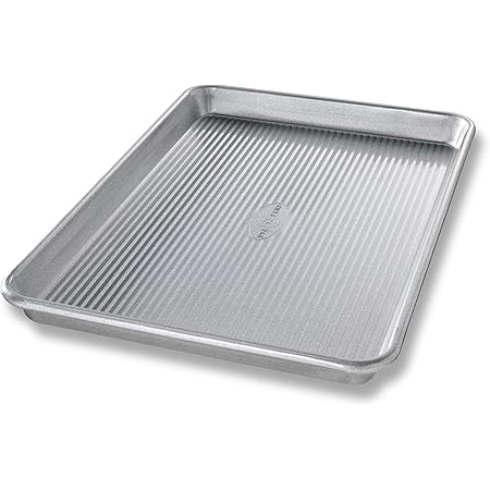 Amazon.com: USA Pan Bakeware Cookie Sheet, Large, Warp Resistant ...